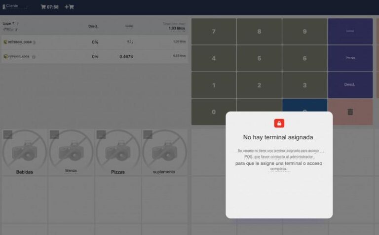 Módulo de Control de Acceso al POS para TecnoERP